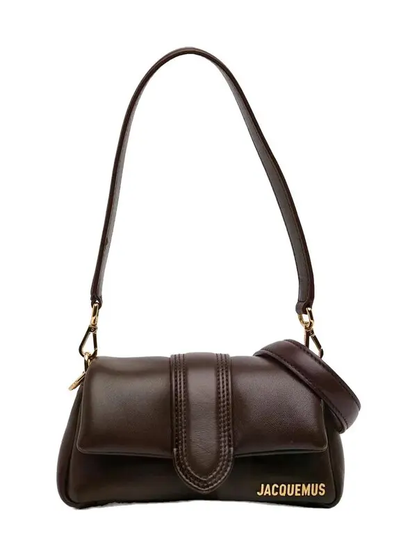 Jacquemus Small Lambskin Le Bambimou Satchel - Brown
