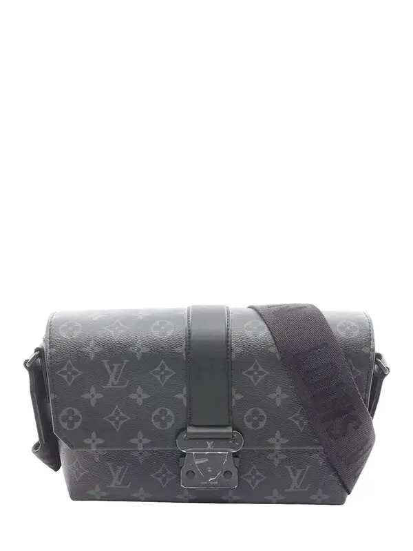LOUIS VUITTON Monogram Eclipse S-cape Messenger Bag - Black
