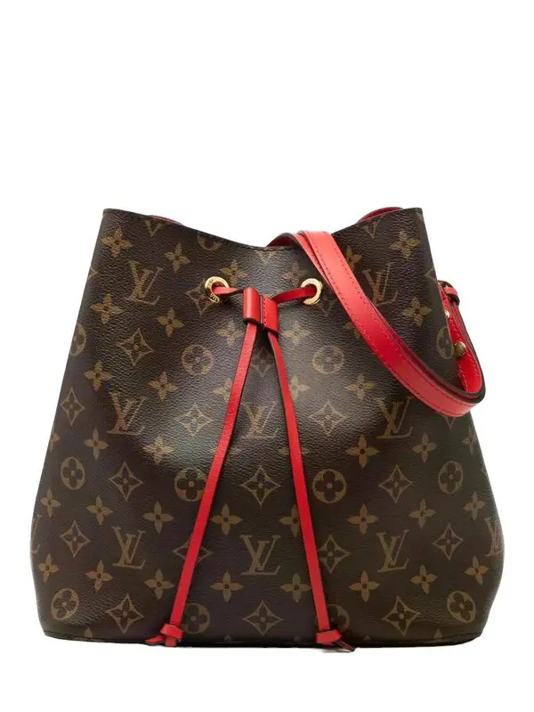 LOUIS VUITTON 2019 Monogram Neonoe Mm Bucket Bag - Brown