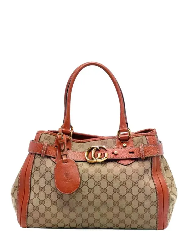 Gucci Gg Canvas Running Tote Bag - Neutrals