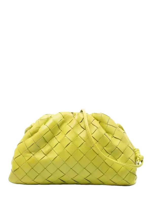 Bottega Veneta Nappa Intrecciato The Mini Pouch Crossbody Bag - Yellow