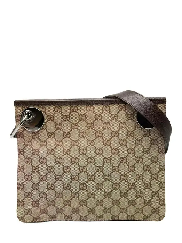 Gucci Gg Canvas Eclipse Crossbody Bag - Neutrals
