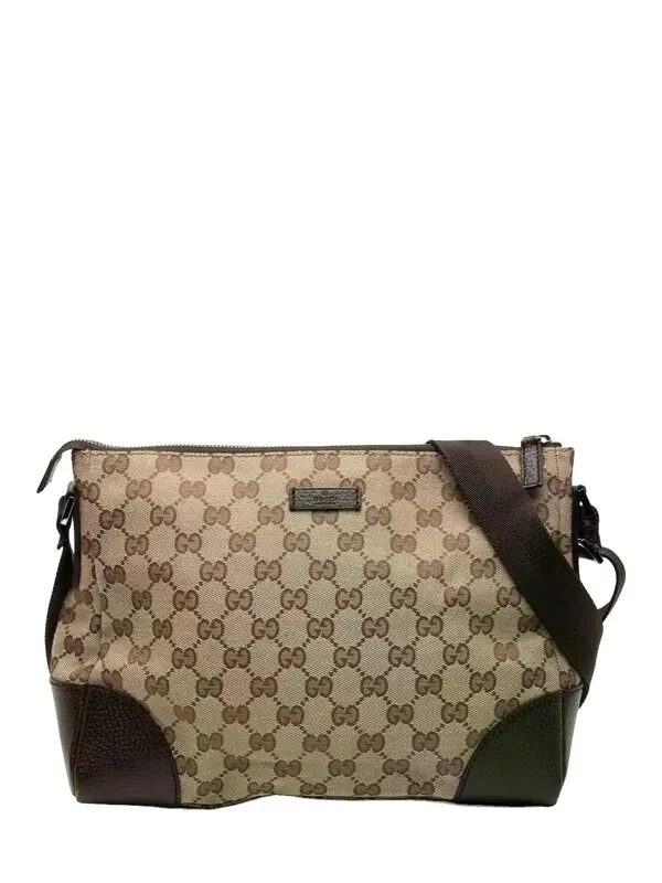 Gucci Gg Canvas Crossbody Bag - Neutrals