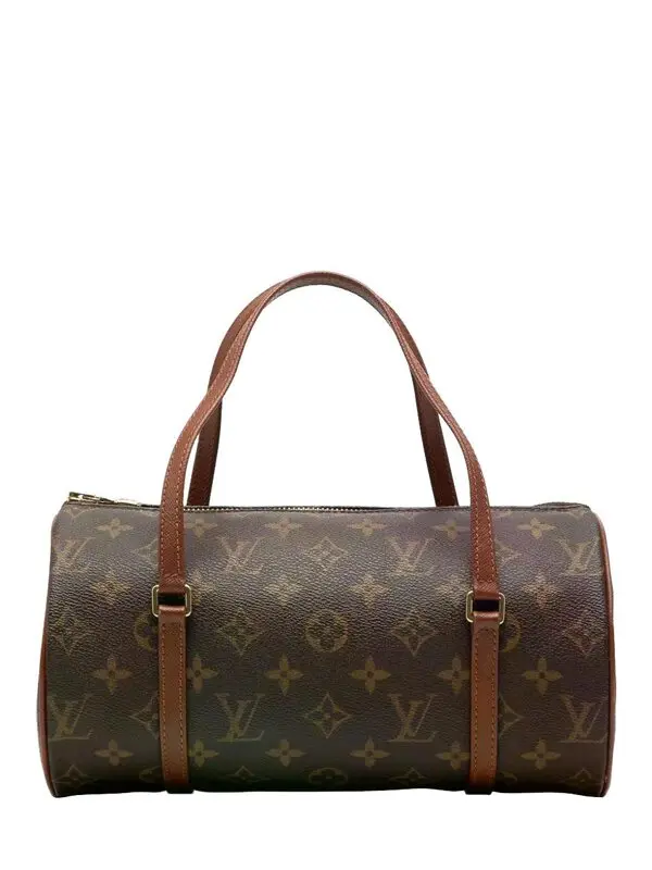 LOUIS VUITTON 2001 Monogram Papillon 26 Handbag - Brown