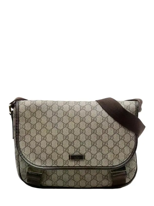 Gucci Gg Supreme Crossbody Bag - Neutrals