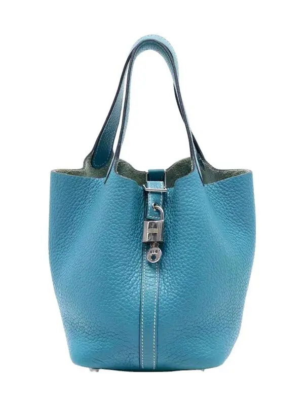 Hermès 2014 Picotin Lock 18 Handbag - Blue