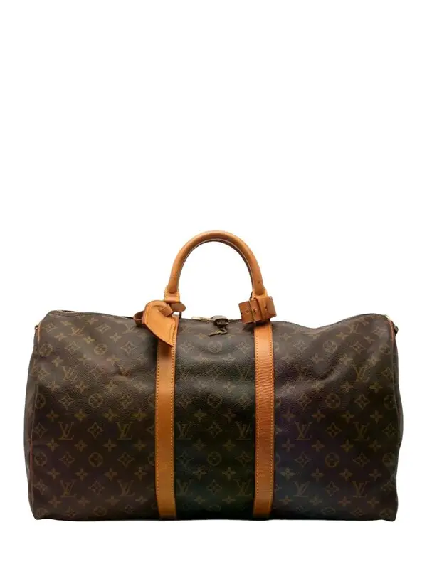 LOUIS VUITTON 1992 Monogram Keepall Bandouliere 50 - Brown