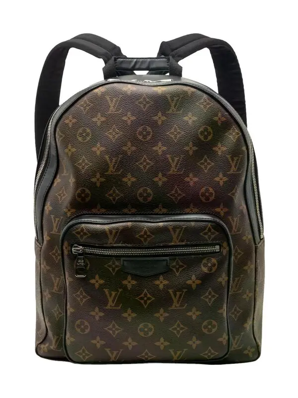 LOUIS VUITTON 2018 Monogram Macassar Josh Backpack - Brown
