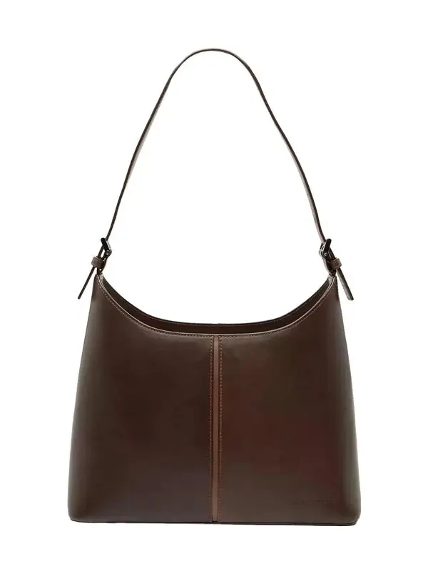 Burberry Leather Shoulder Bag - Brown