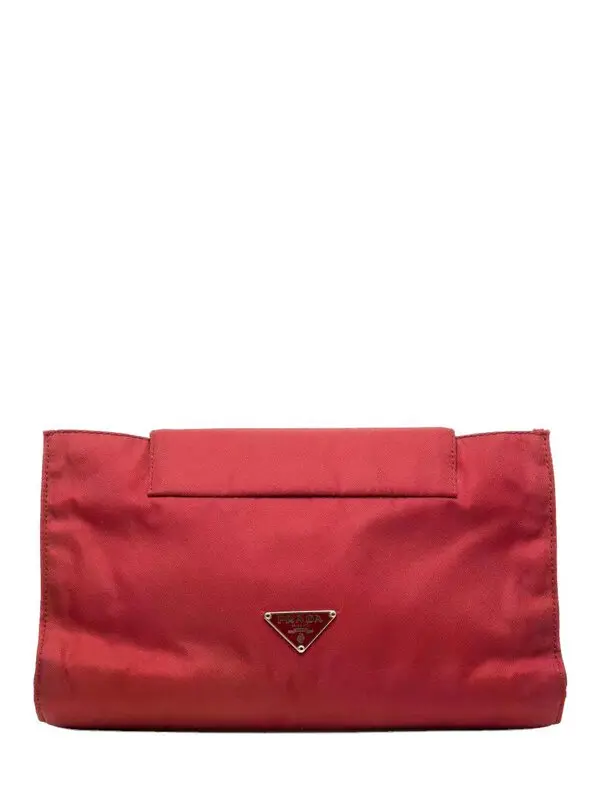 Prada 2000-2013 Tessuto Pouch - Red