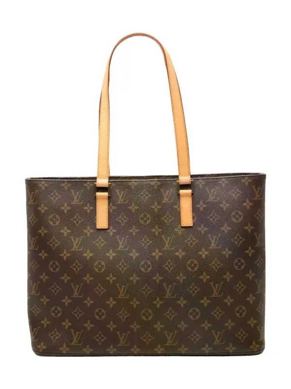 LOUIS VUITTON 2001 Monogram Luco Tote Bag - Brown