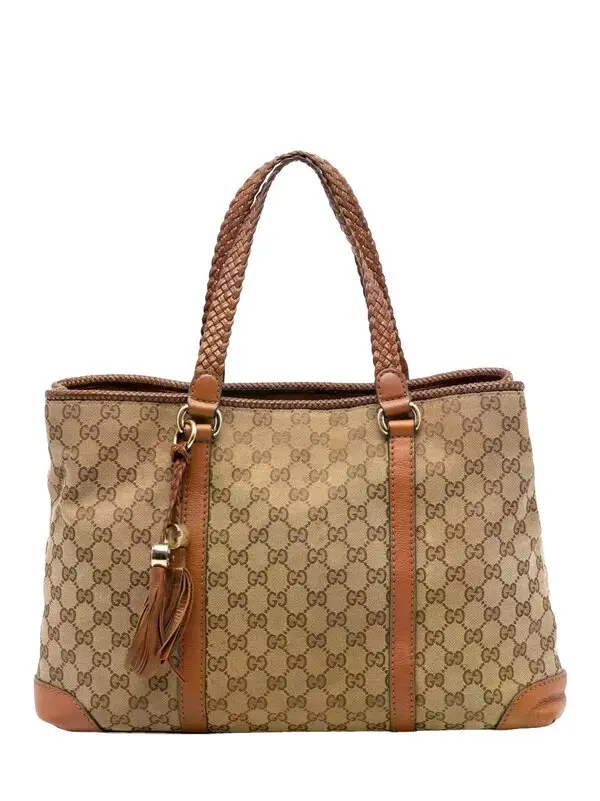 Gucci Gg Canvas Marrakech Tote Bag - Neutrals