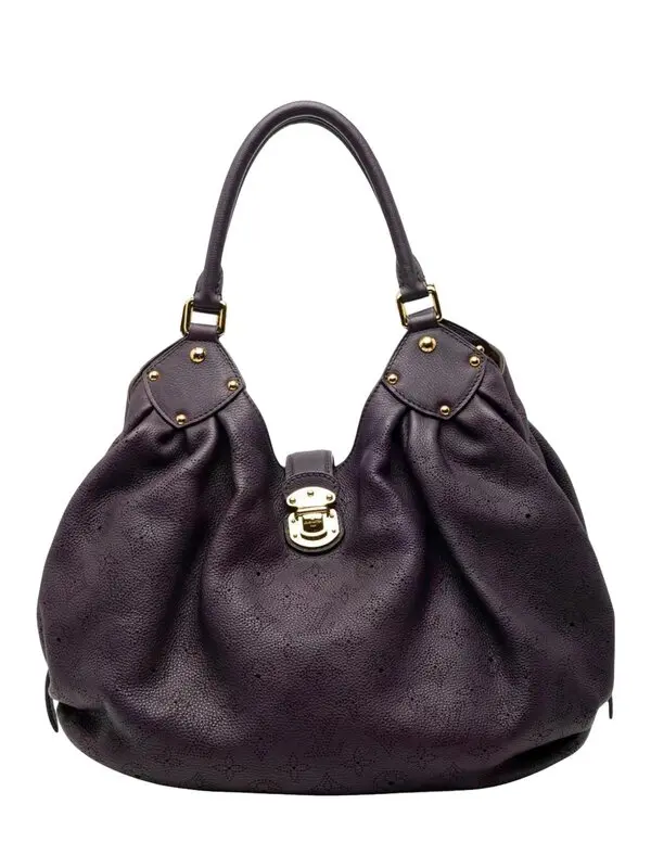 LOUIS VUITTON 2011 Monogram Mahina L Hobo Bag - Purple