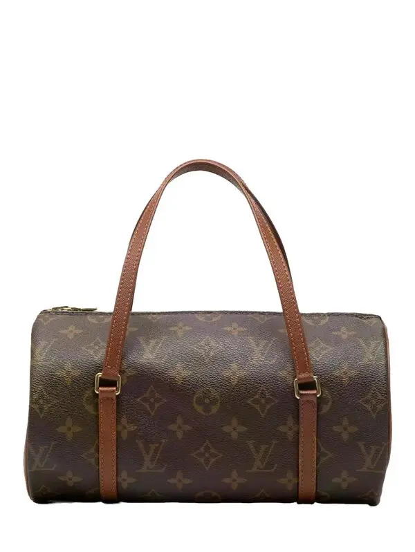LOUIS VUITTON 2001 Monogram Papillon 26 Handbag - Brown