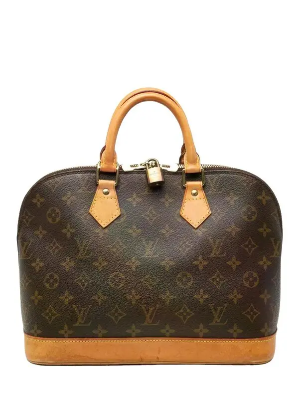 LOUIS VUITTON 2002 Monogram Alma Pm Handbag - Brown