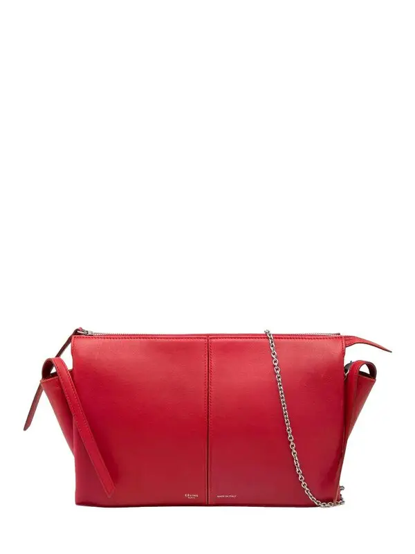 Celine 2017 Trifold Clutch - Red