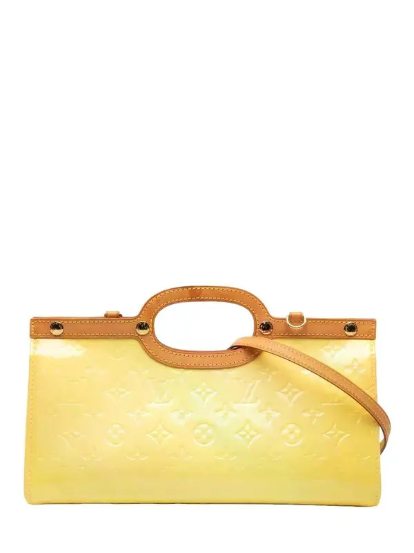 LOUIS VUITTON 2008 Monogram Vernis Roxbury Drive Satchel - Yellow