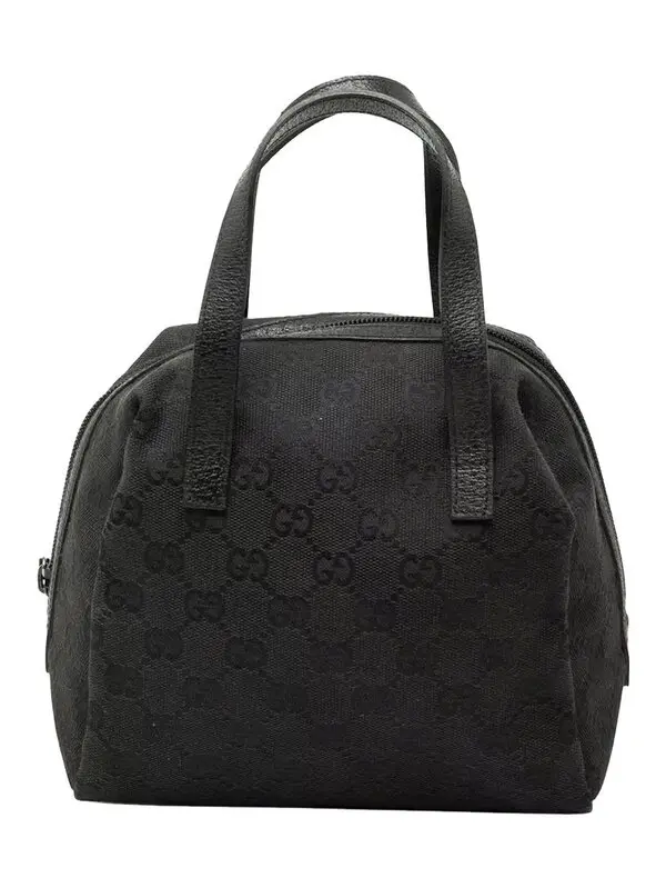 Gucci 2000-2015 Mini Gg Canvas Balthus Handbag - Black
