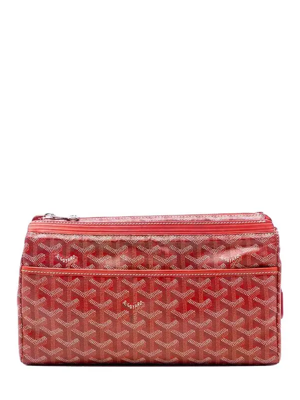 Goyard 2012 Isoline Miroir Toiletry Pouch Gm - Red