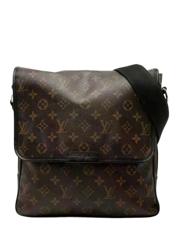 LOUIS VUITTON 2009 Monogram Macassar Bass Mm Crossbody Bag - Brown