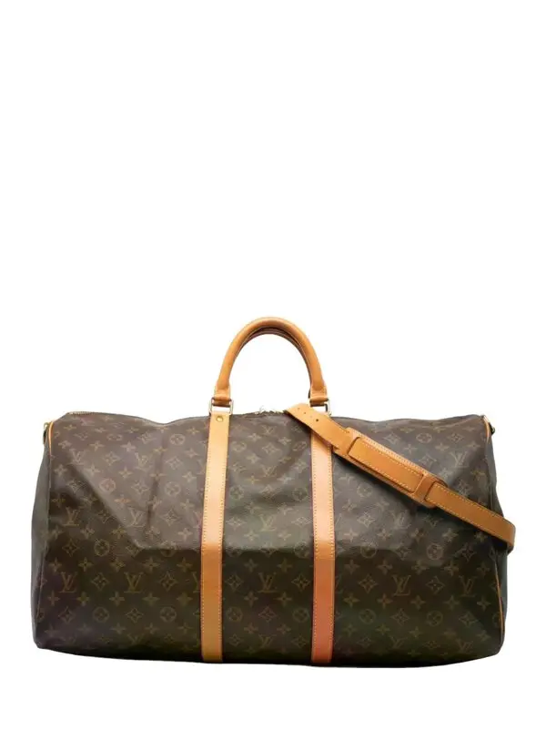 LOUIS VUITTON 1995 Monogram Keepall Bandouliere 55 - Brown