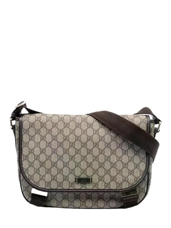 Gucci Gg Supreme Crossbody Bag - Neutrals