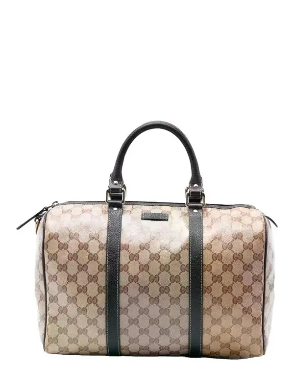 Gucci Medium Gg Crystal Joy Boston Bag - Neutrals