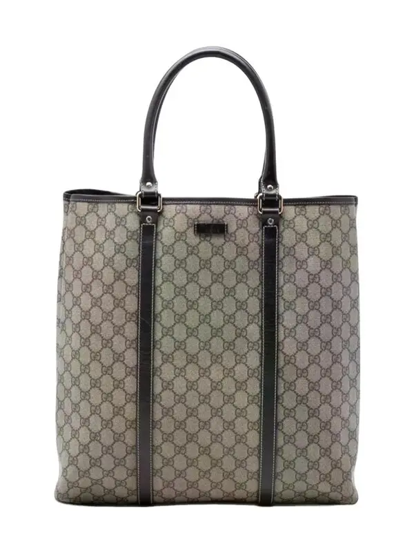 Gucci Gg Supreme Joy Vertical Tote - Neutrals
