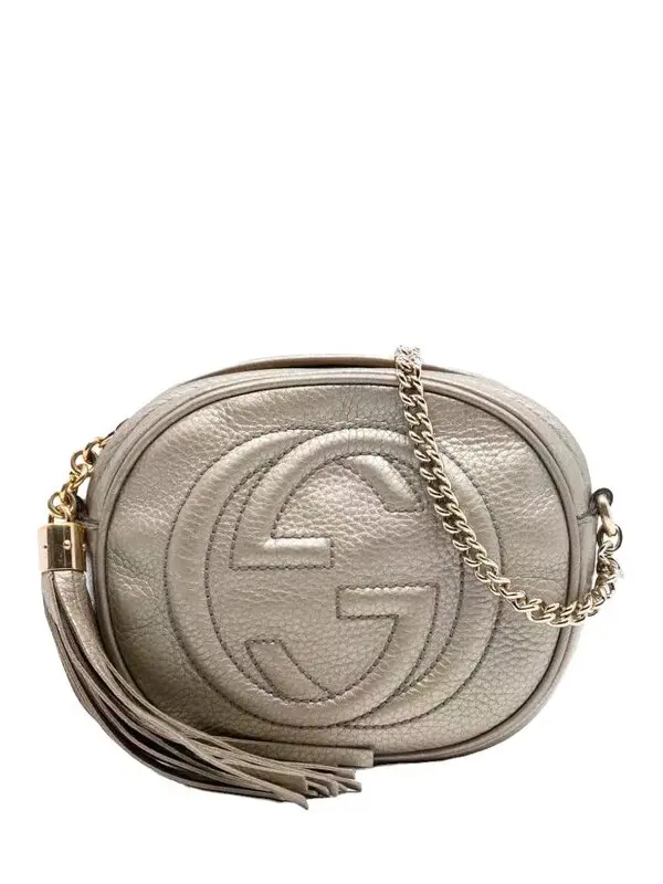 Gucci Mini Soho Chain Crossbody Bag - Gold