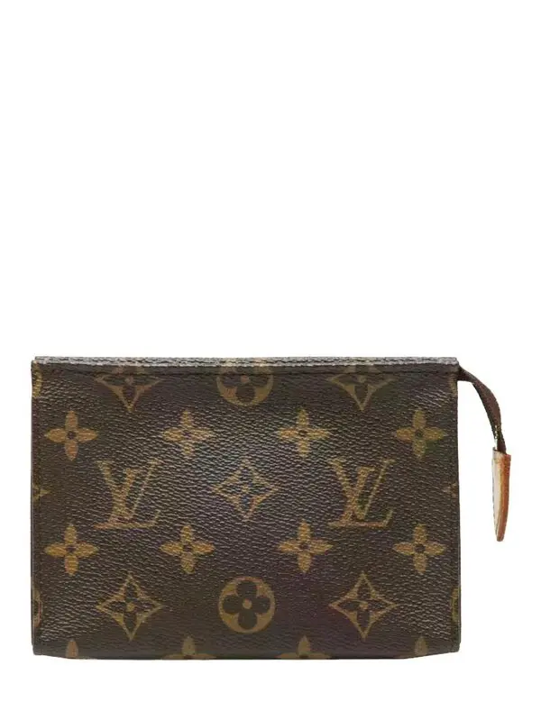 LOUIS VUITTON 2003 Monogram Toiletry 15 Pouch - Brown