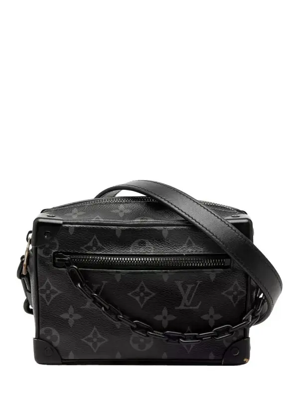 LOUIS VUITTON Monogram Eclipse Mini Soft Trunk, 2021-2026 - Black