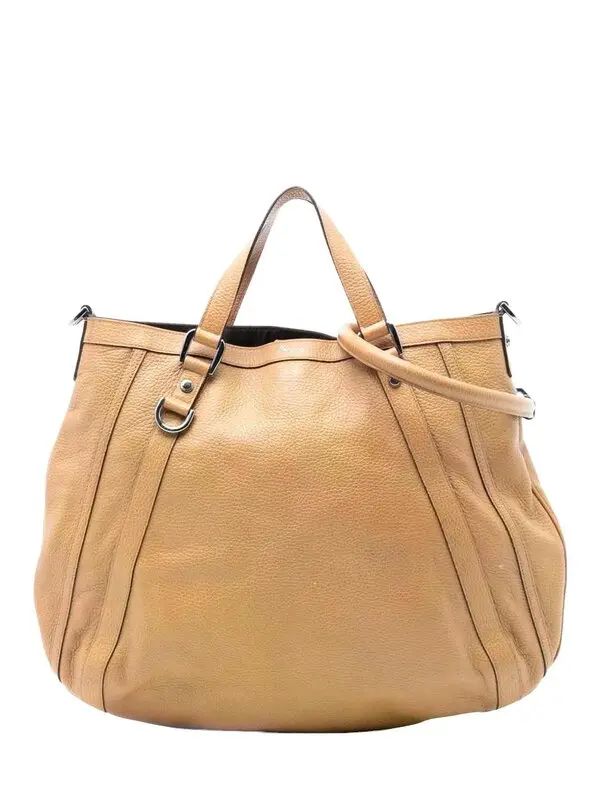 Gucci 2016-2026 Leather Abbey D-ring Satchel - Brown