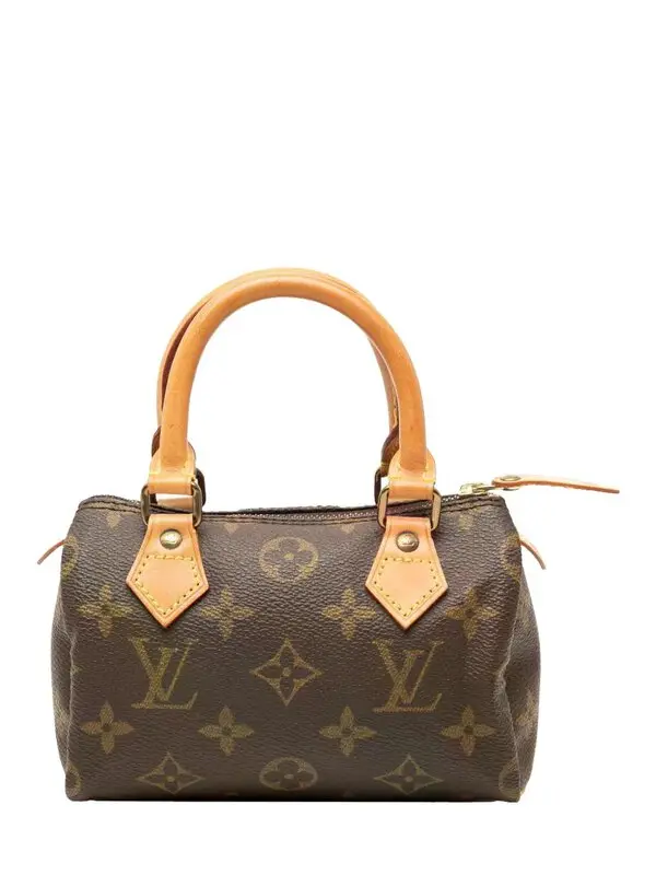 LOUIS VUITTON 1993 Monogram Mini Speedy Hl Satchel - Brown