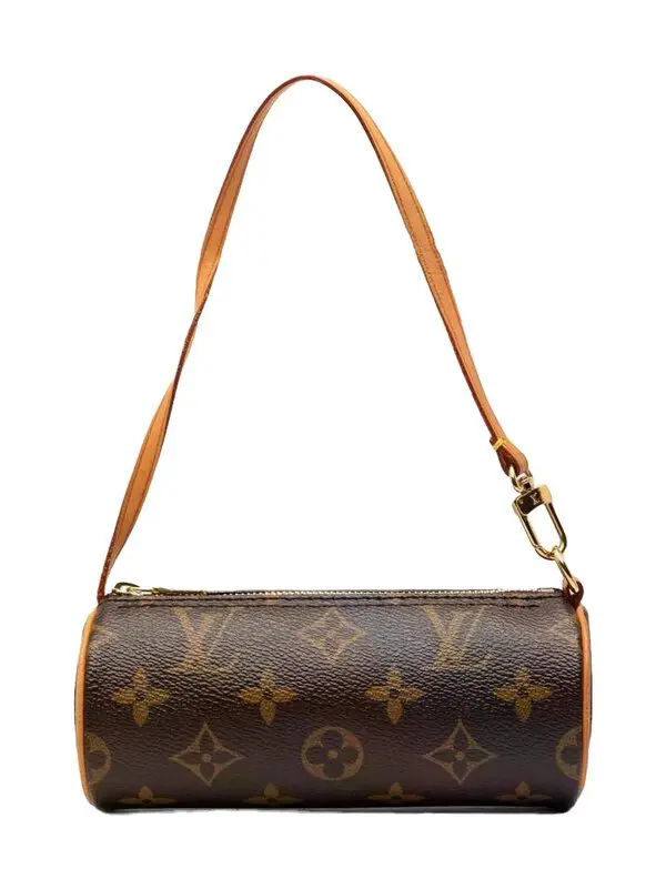 LOUIS VUITTON 1990-2010 Monogram Papillon Pochette - Brown