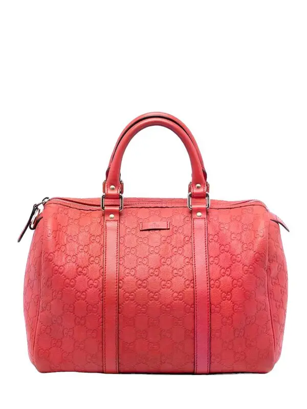 Gucci Medium Sissima Joy Boston Bag - Red