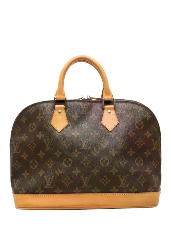 LOUIS VUITTON 2004 Monogram Alma Pm Handbag - Brown