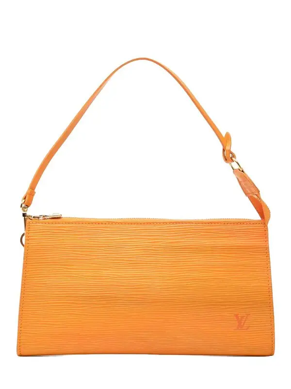 LOUIS VUITTON 2004 Epi Pochette Accessoires - Orange