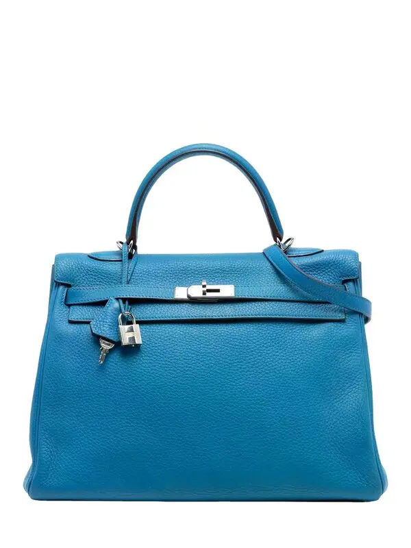 Hermès 2011 Togo Kelly Ii Retourne 35 - Blue