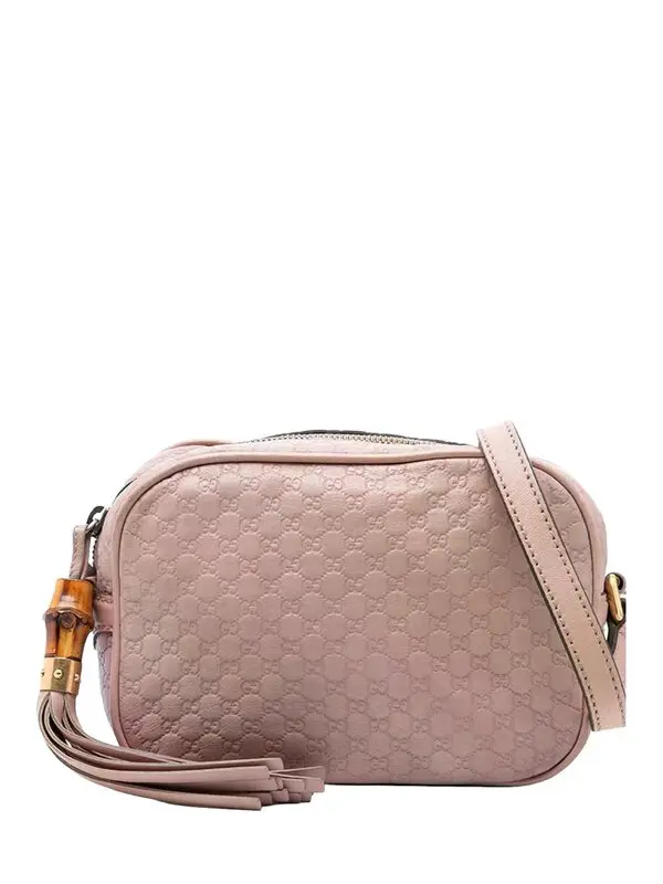 Gucci Microissima Sunshine Disco Camera Crossbody Bag - Pink