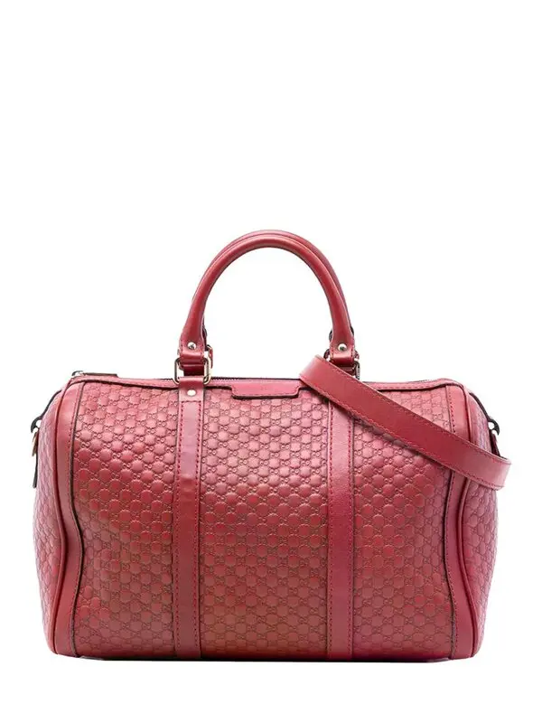 Gucci Medium Microissima Joy Boston Satchel - Red