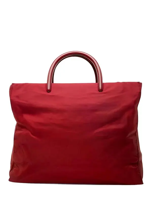 Prada 2000-2013 Tessuto Tote Bag - Red