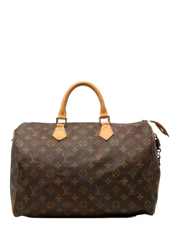 LOUIS VUITTON 2000 Monogram Speedy 35 - Brown