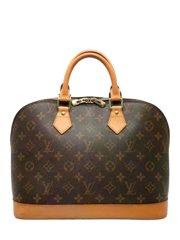 LOUIS VUITTON 2000 Monogram Alma Pm Handbag - Brown