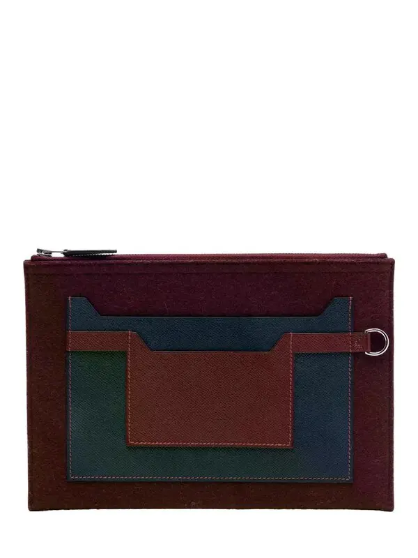 Hermès 2018 Toodoo 29 Clutch Bag - Red