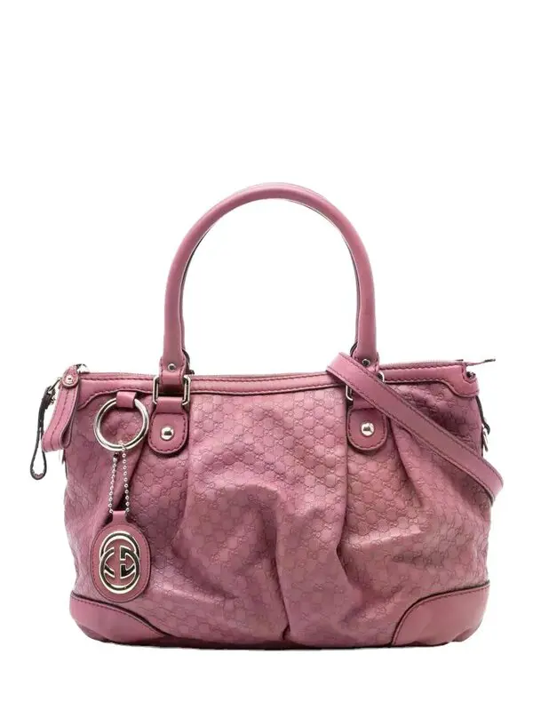 Gucci 2000-2015 Microissima Sukey Satchel - Pink