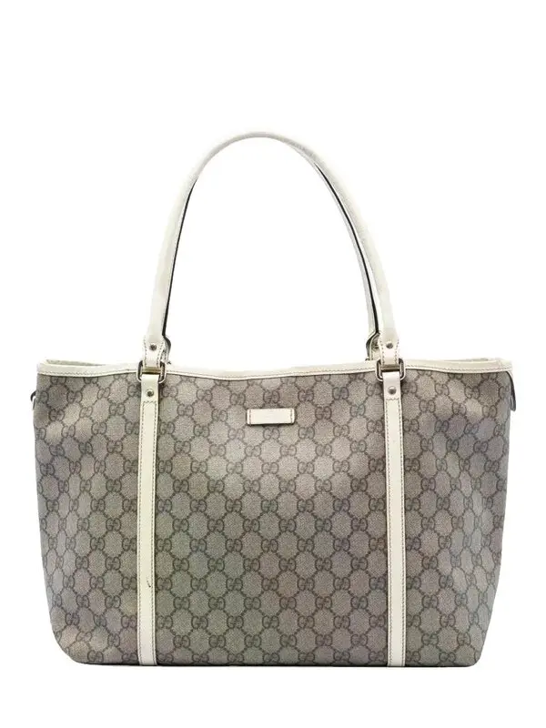 Gucci Medium Gg Supreme Joy Tote Bag - White
