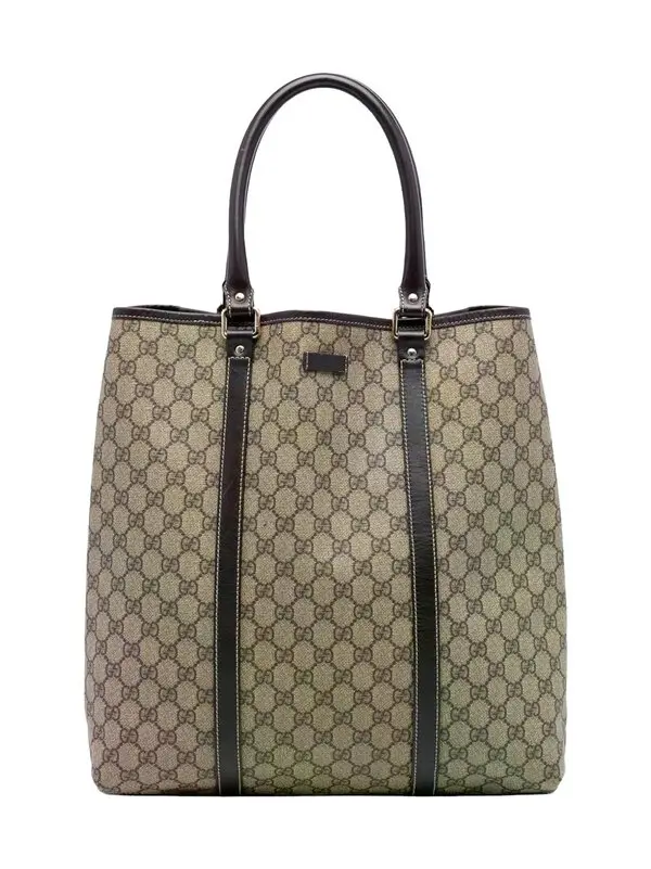 Gucci Gg Supreme Joy Vertical Tote - Neutrals