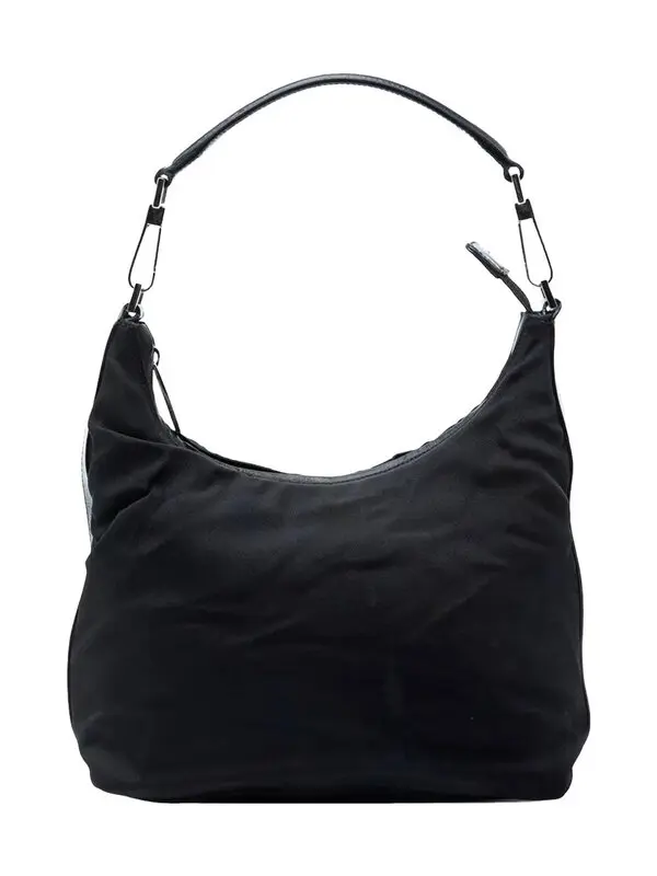 Gucci 20th Century Nylon Shoulder Bag - Black