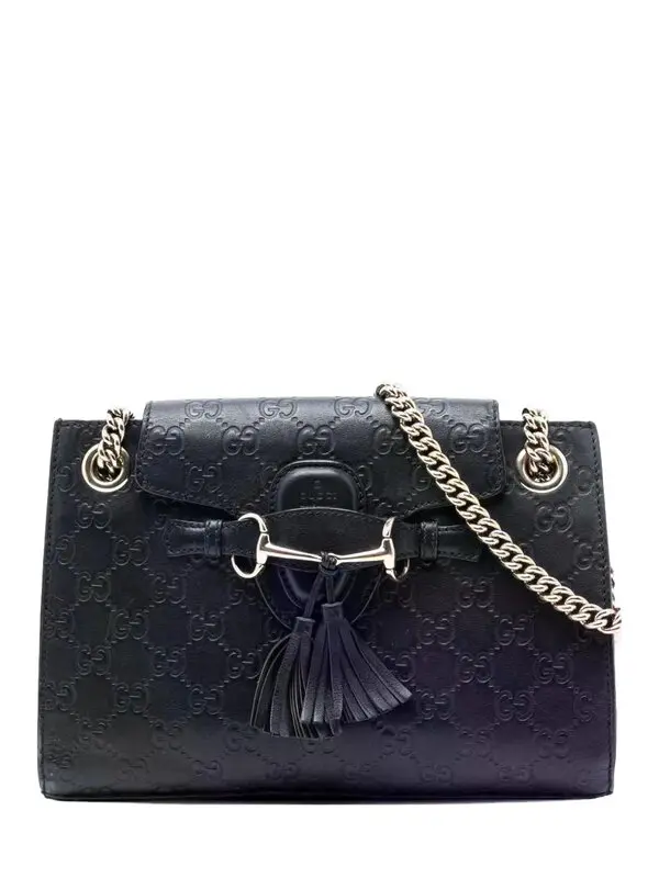 Gucci Small Sima Emily Shoulder Bag - Black