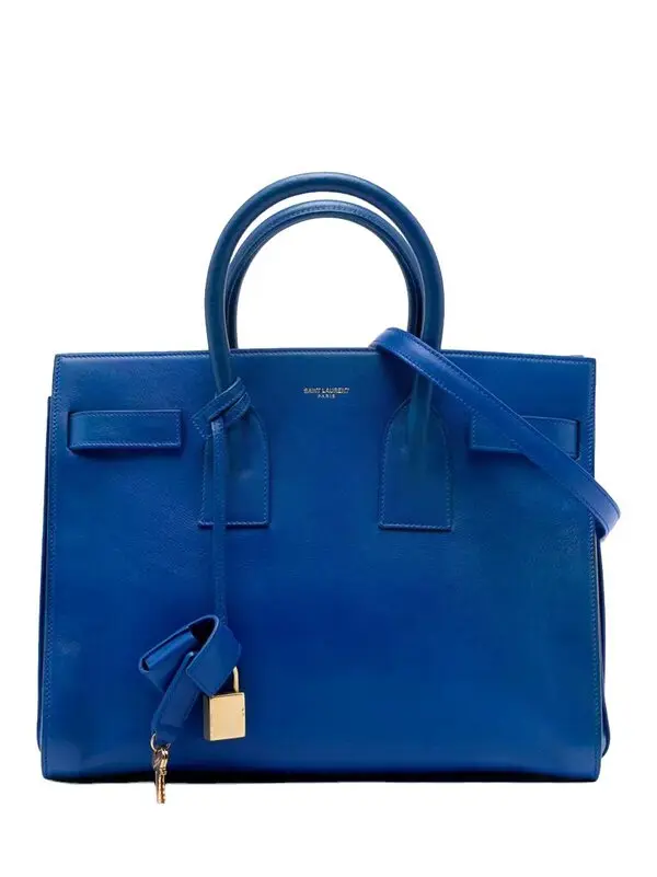 Saint Laurent 2013 Small Sac De Jour Satchel - Blue